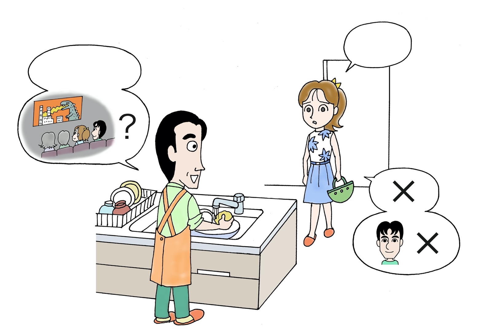 Genki Conversation Prompt Images for Japanese Language Courses