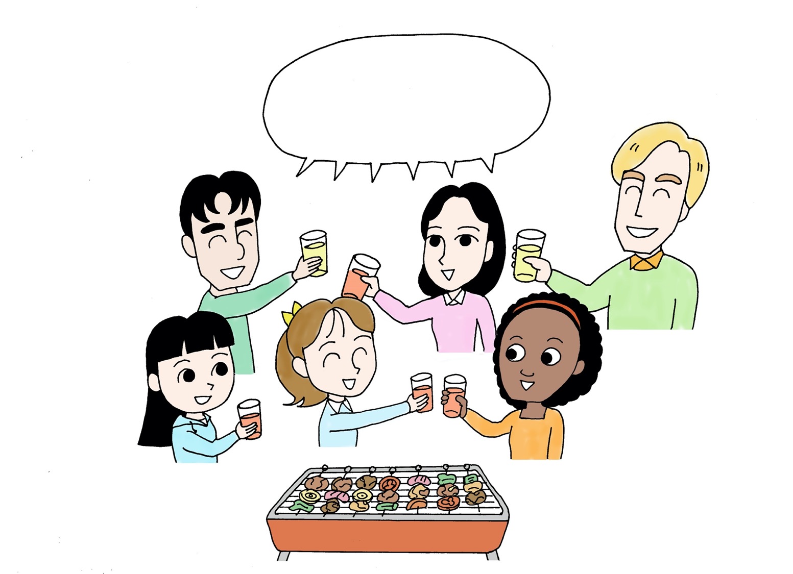 Genki Conversation Prompt Images for Japanese Language Courses