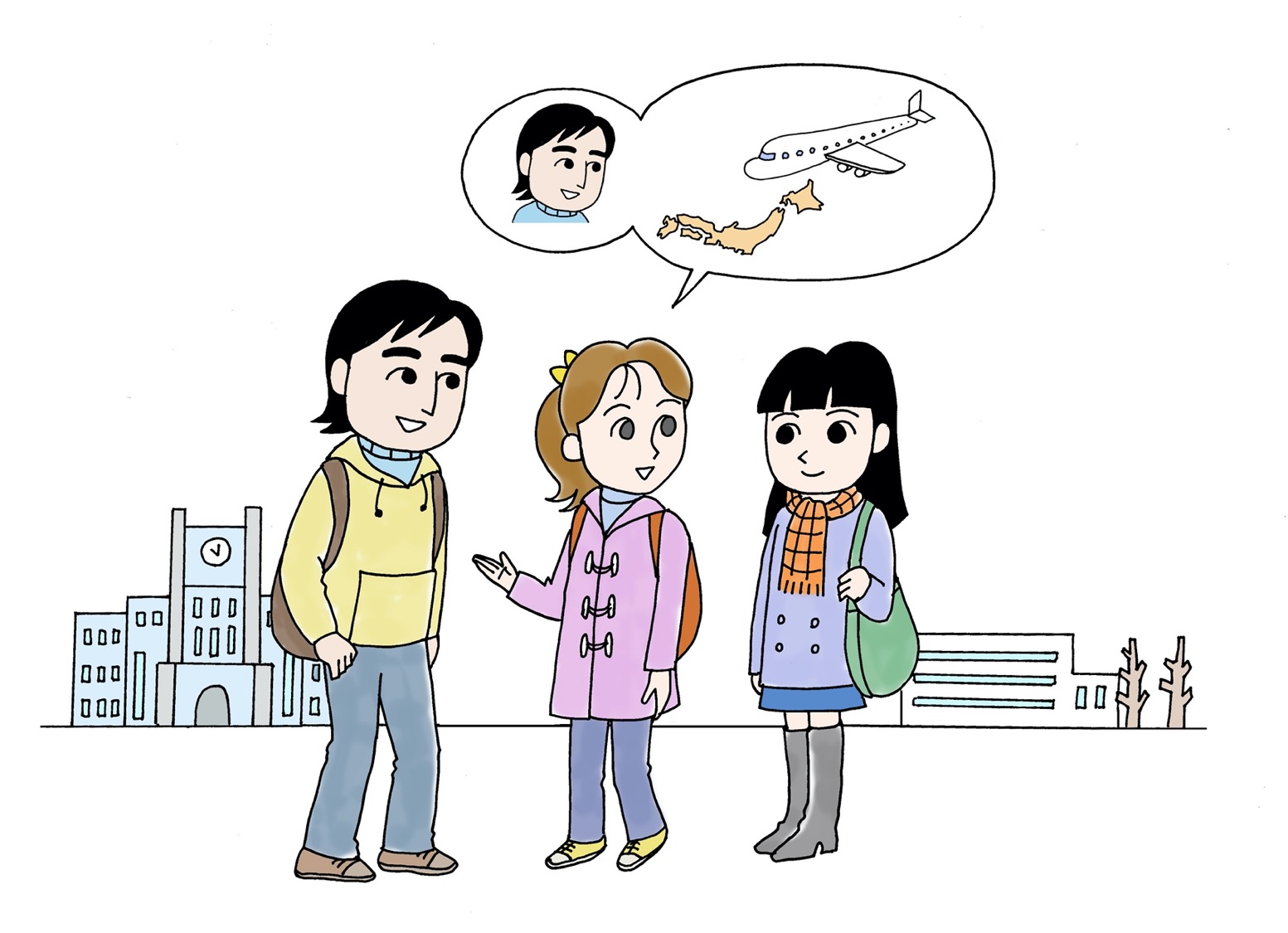 Genki Conversation Prompt Images for Japanese Language Courses