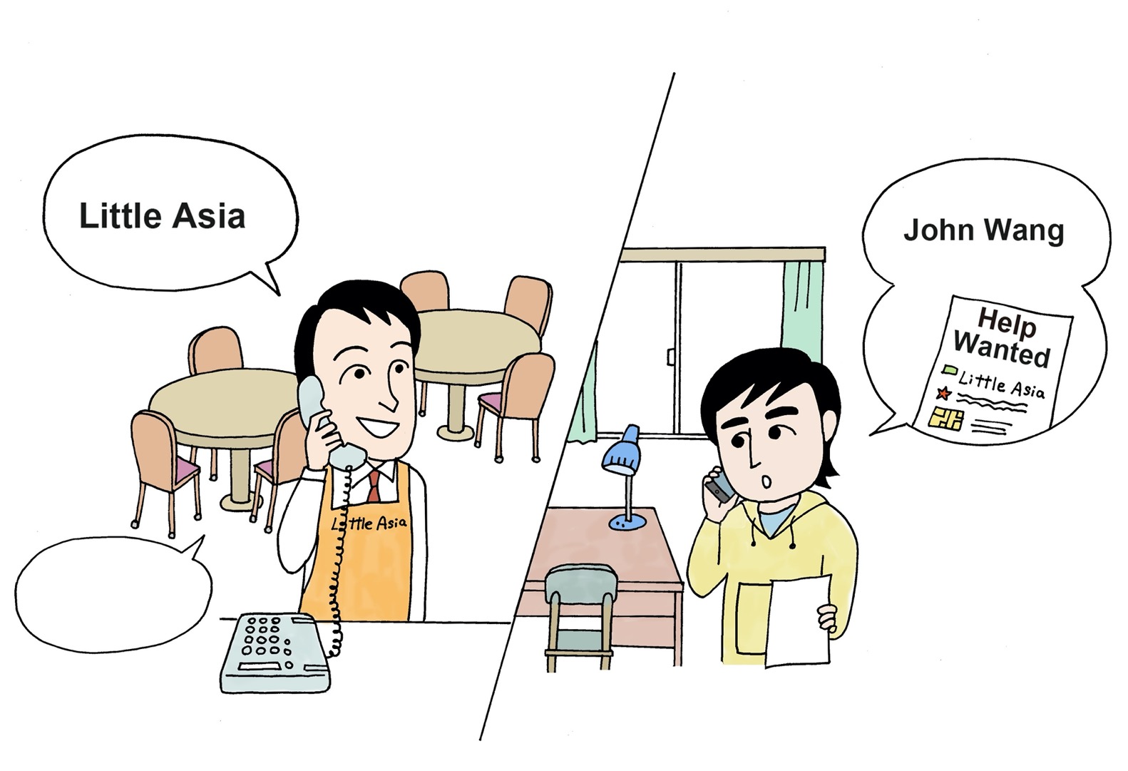 Genki Conversation Prompt Images for Japanese Language Courses