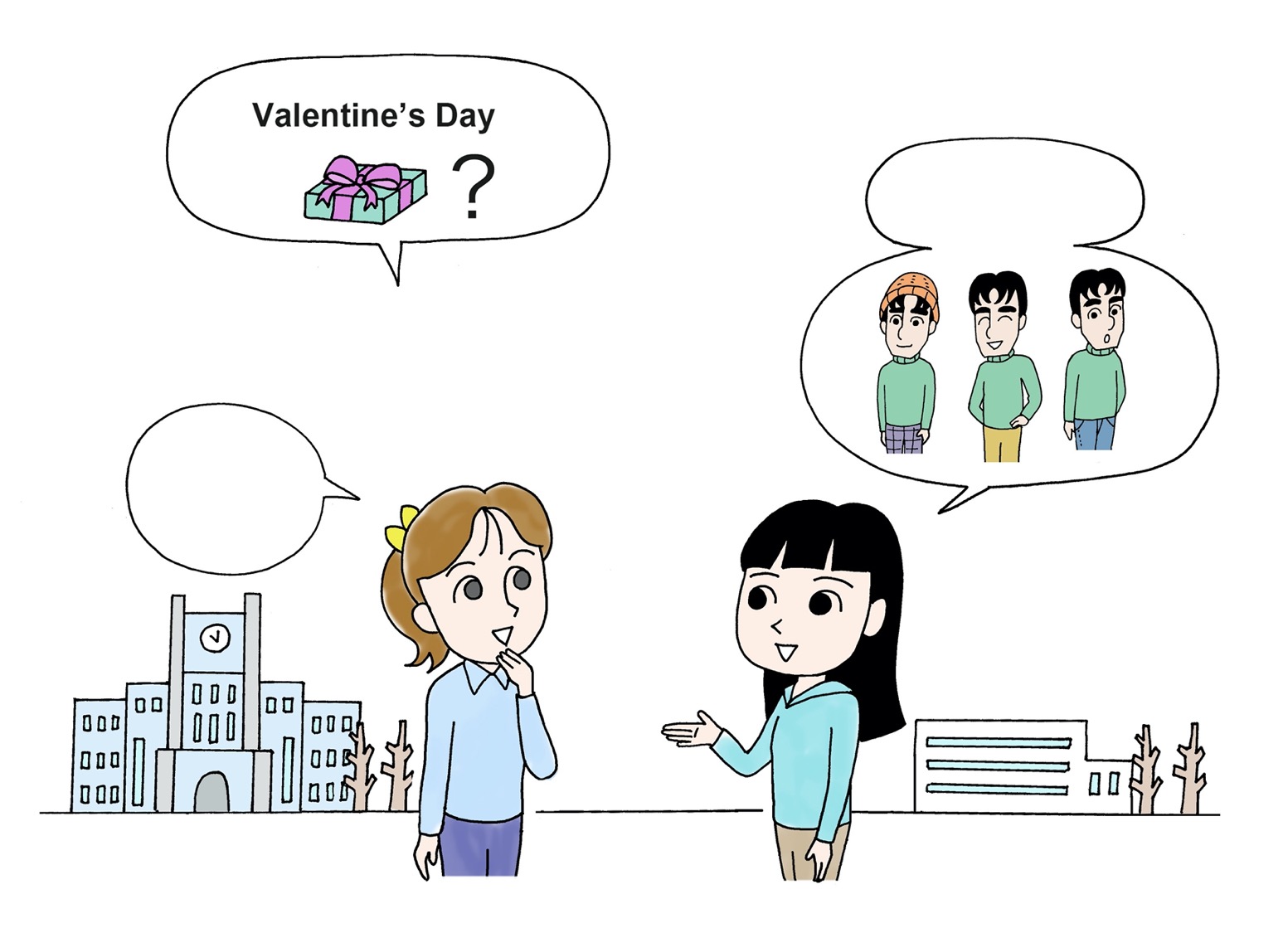 Genki Conversation Prompt Images for Japanese Language Courses